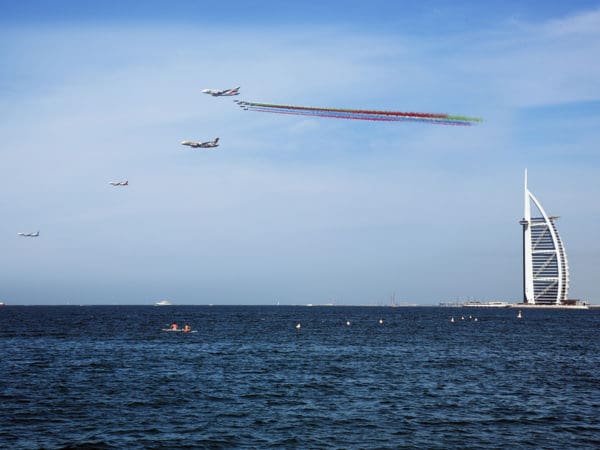 Airlines from UAE celebrate 47th National Day with formation flight ...