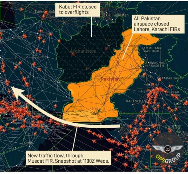 Pakistan Airspace Closure causing major flight disruptions - SamChui.com