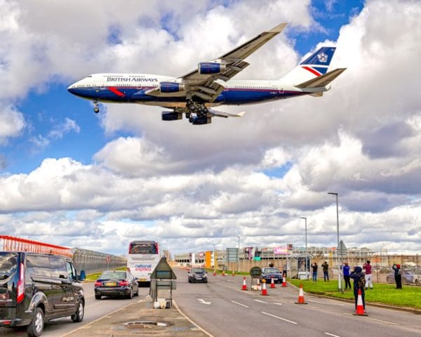 British Airways 747-400 in Negus retro-livery - SamChui.com