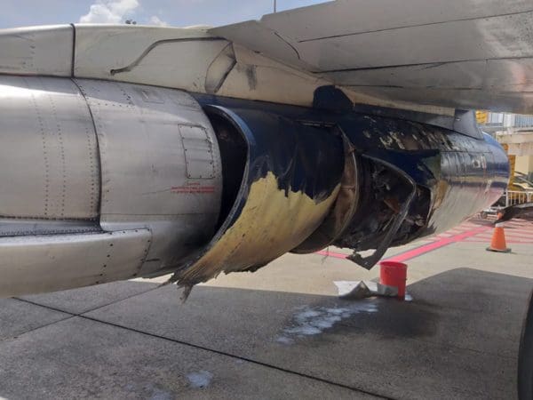 Venezolana Boeing 737 suffers uncontained engine failure - SamChui.com