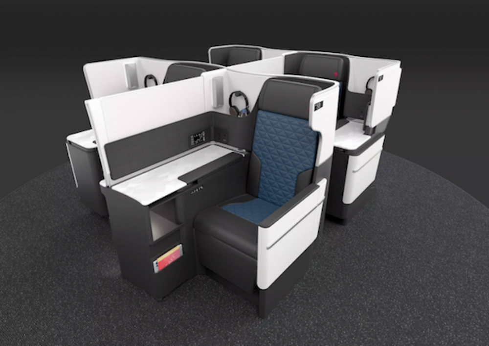 Delta Boeing B767-400ER New Business Class Seat - SamChui.com
