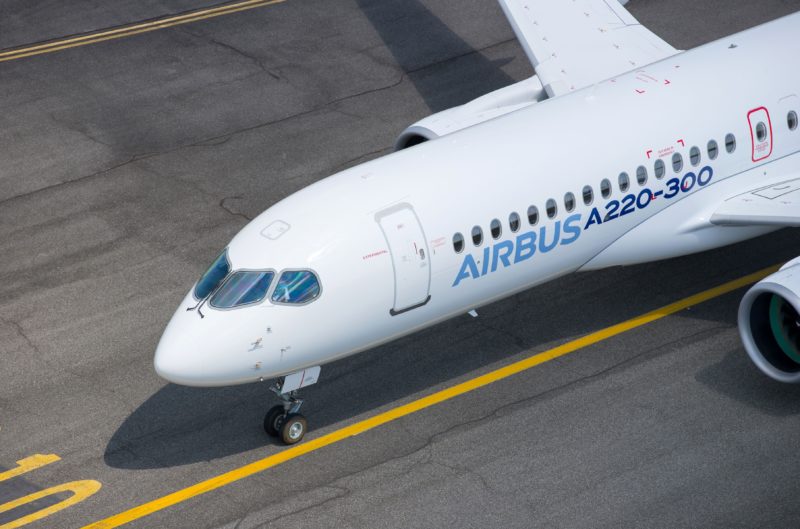 First American Made Airbus A220 Damaged in Production Incident ...