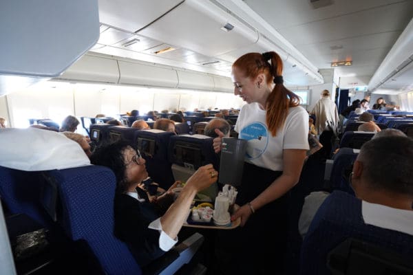 EL AL Farewell B747 by Drawing Special 747 Plane in the Sky