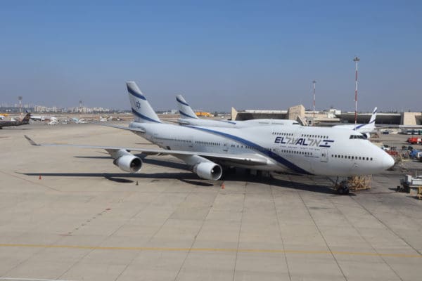 EL AL Farewell B747 by Drawing Special 747 Plane in the Sky