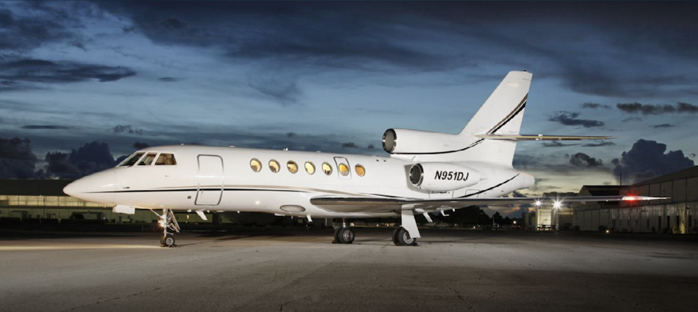 Falcon 50 Private Jet Destroyed by a Suspicious Fire - Samchui.com