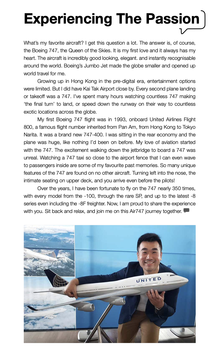Launching my New Book, Air747