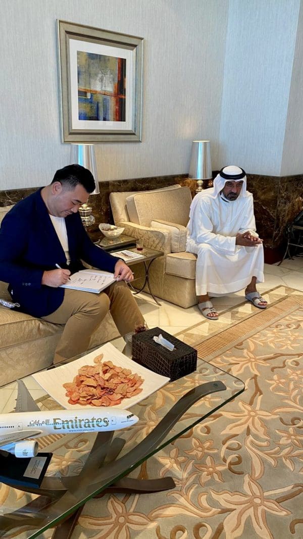 My Meeting With HH Sheikh Ahmed - Chairman and CEO of Emirates