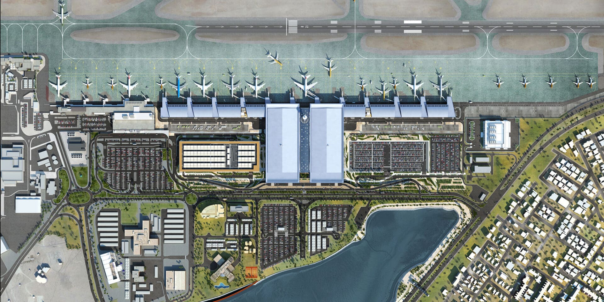 First Look of the $1.1 Billion New Airport Terminal of Bahrain