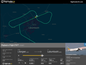 Ethiopian Airlines Boeing 787 Suffered Tail Strike In Congo
