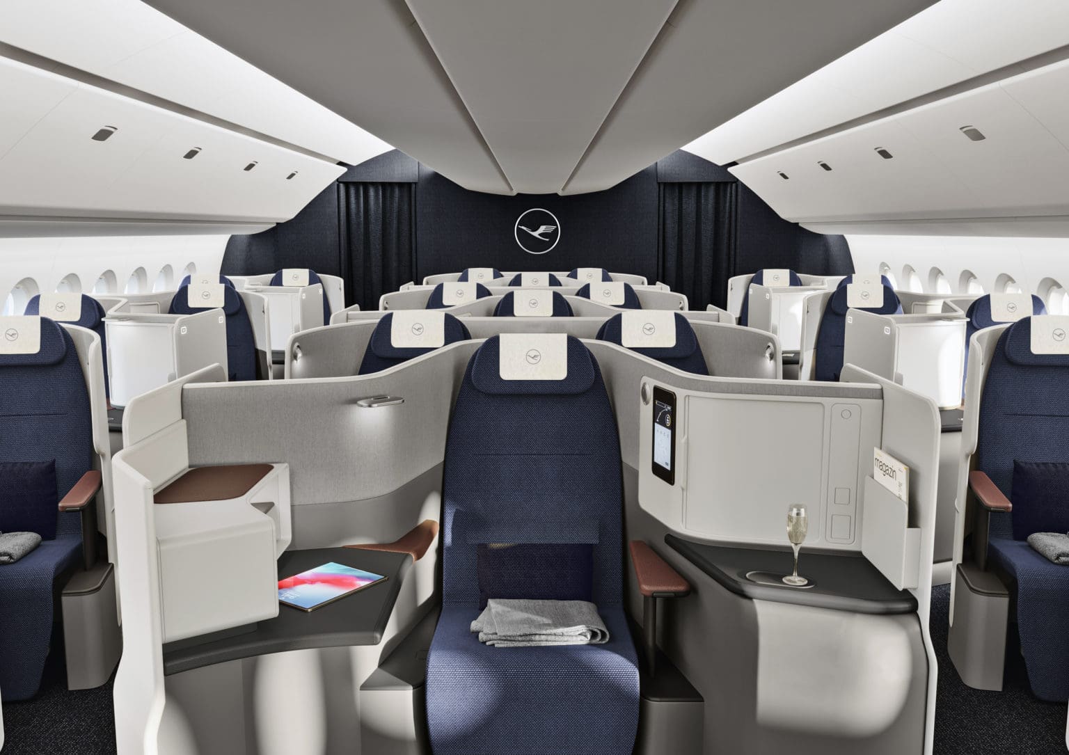 Lufthansa Unveils New Cabins - First and Business Class Suites
