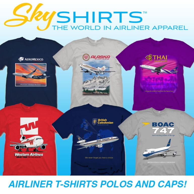10 Airline T-Shirts for Airline Lovers