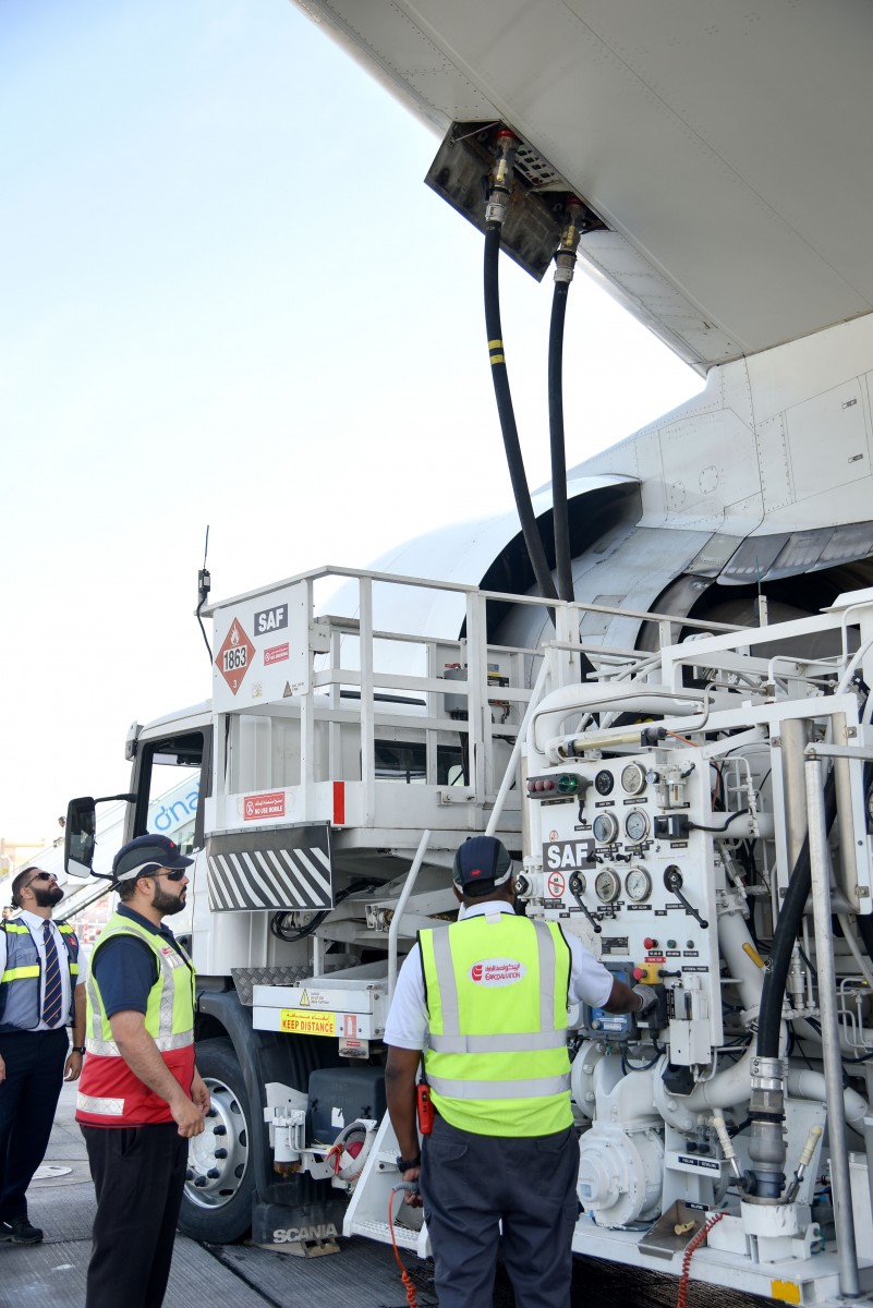 Emirates Flew B777 Test Flight With 100% Sustainable Aviation Fuel (SAF)