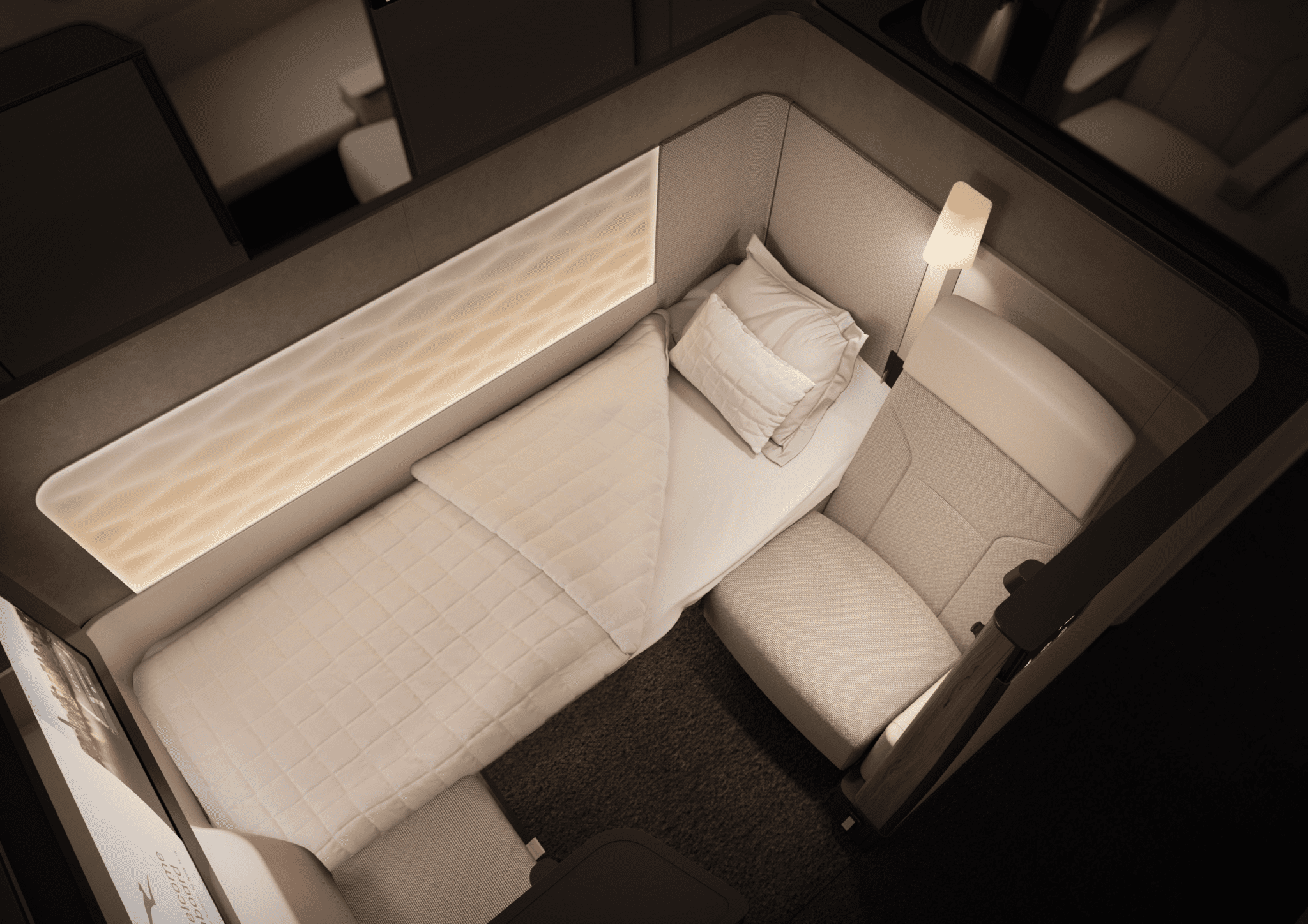 Qantas Unveils New Airbus A350 First and Business Class Cabin