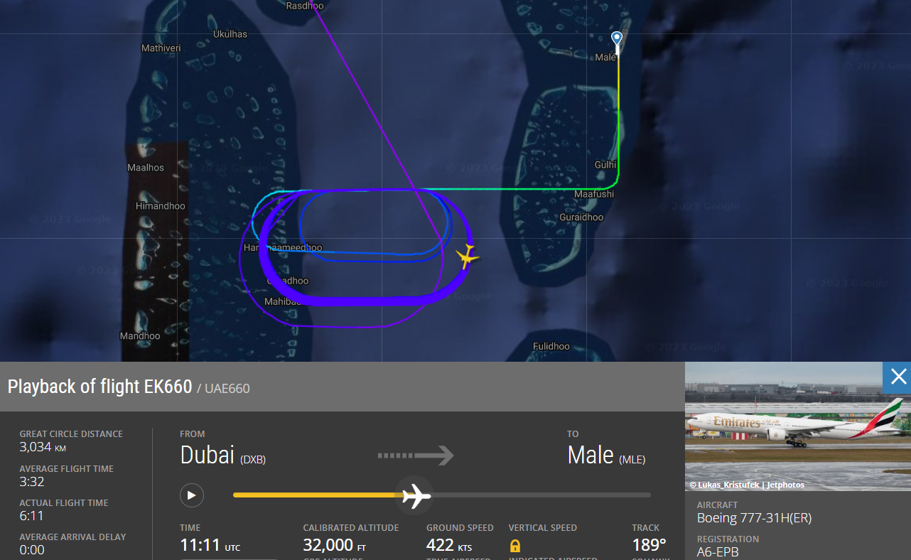 Male Airport Temporarily Closes After FlyDubai 737 Stuck on Runway