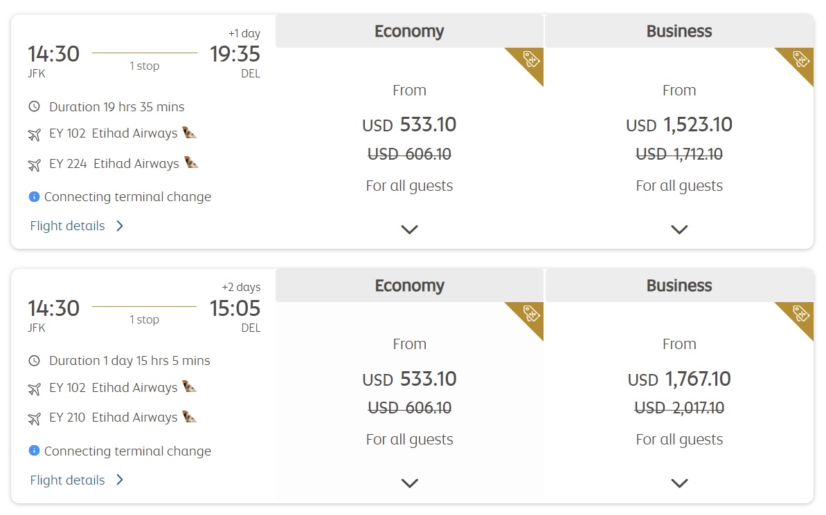 Etihad Airways Offering 20% Off on Flight Across Network