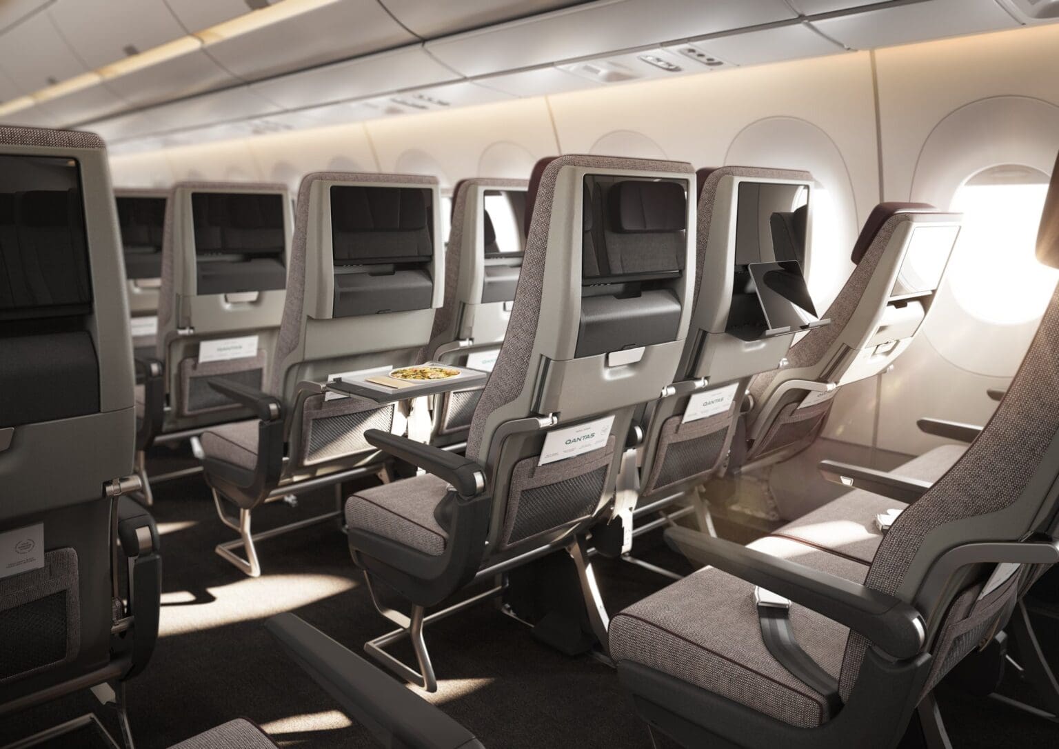 Qantas Unveils Entire Airbus A350 Cabin