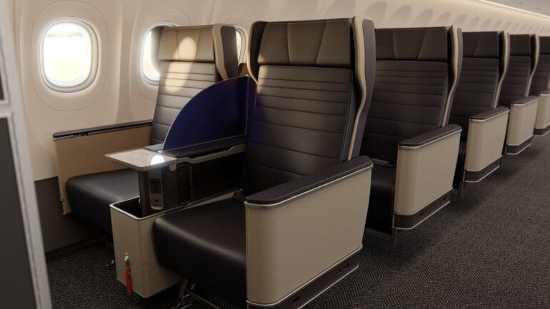 United Airlines Unveils New Domestic First Class Seat