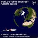 World's Top 10 Shortest Flights in 2023