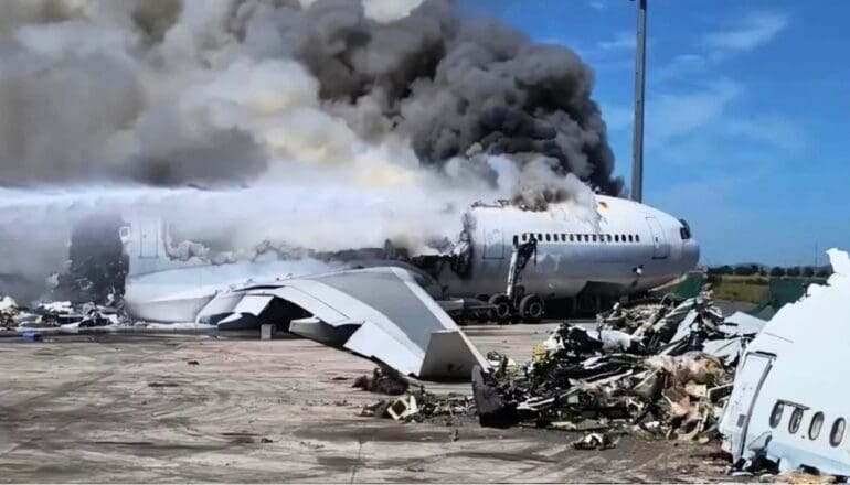 Ex-Cathay Pacific A330 Destroyed by Fire in Long-Term Storage