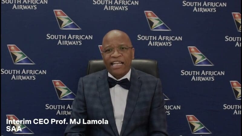 An Update of South African Airways from Interim CEO John Lamola