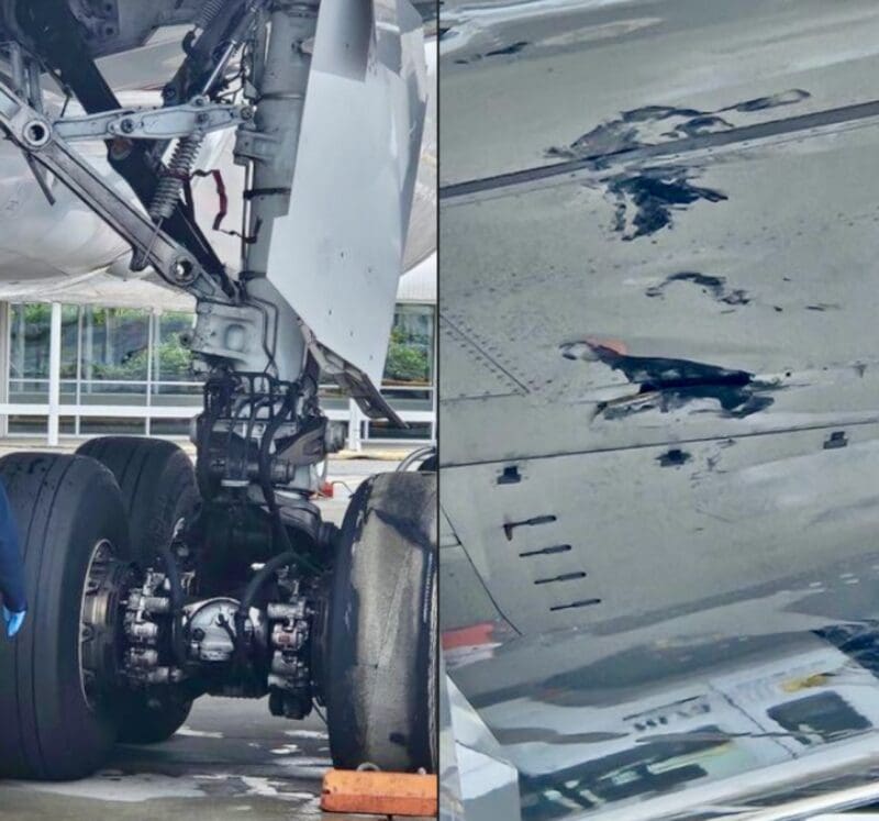 Incident: Qantas B787 Tire Blowout Damages Undercarriage