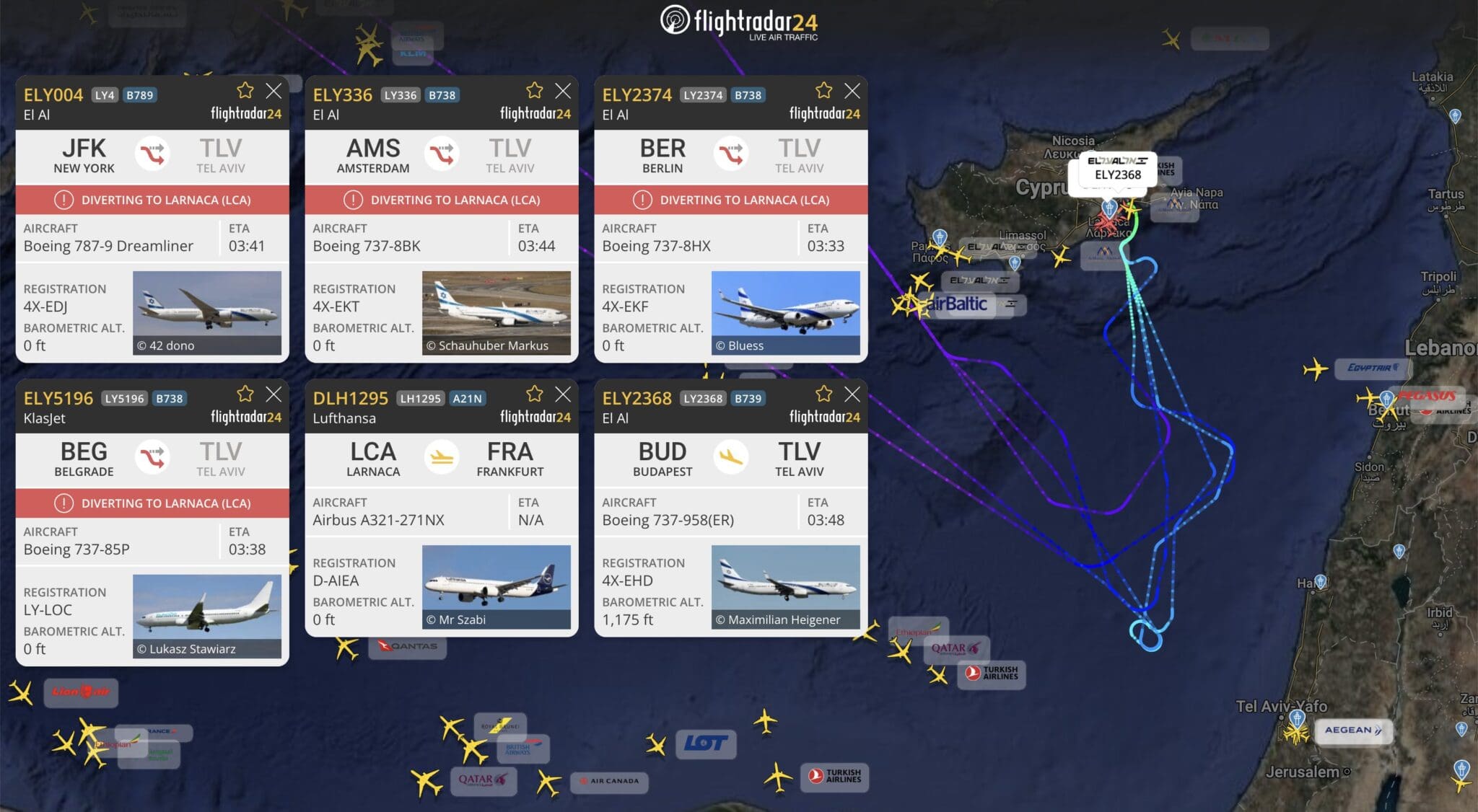 Major Flight Disruptions After Middle East Airspace Closure